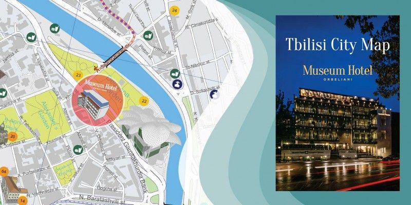 Creation of Tbilisi touristic map in English and Russian languages ...